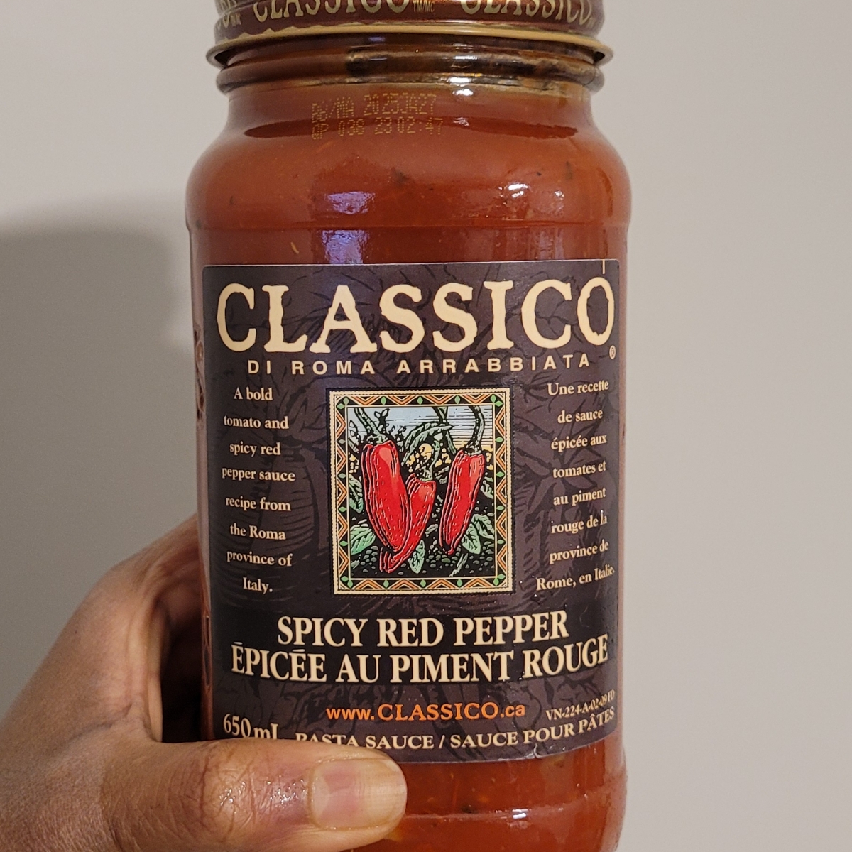 Spicy Red Pepper Sauce from Classico - Vegan Product Reviews & Ratings ...