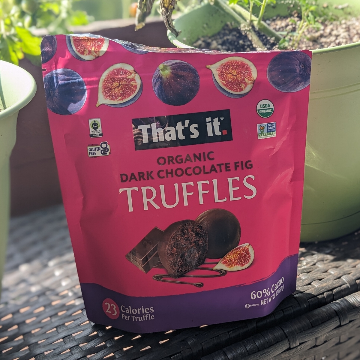 Organic Dark Chocolate Fig Truffles from That’s it - Vegan Product ...