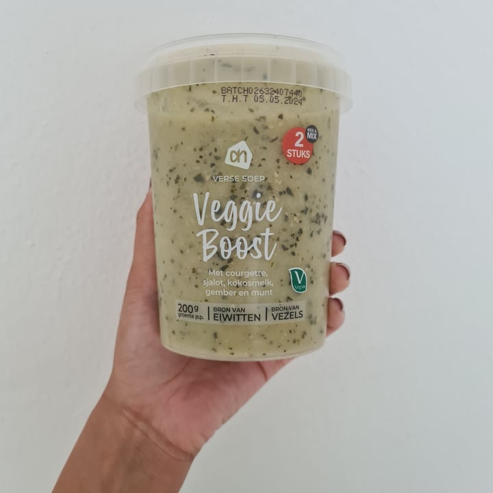 Albert Heijn AH verse soep veggie boost courgette Review | abillion