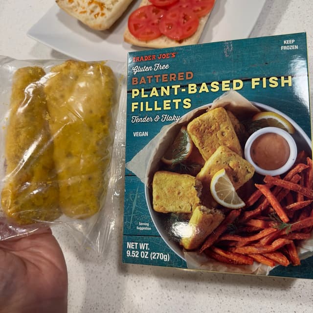 Battered Plant-Based Fish Fillets at Trader Joe's - Review by ...