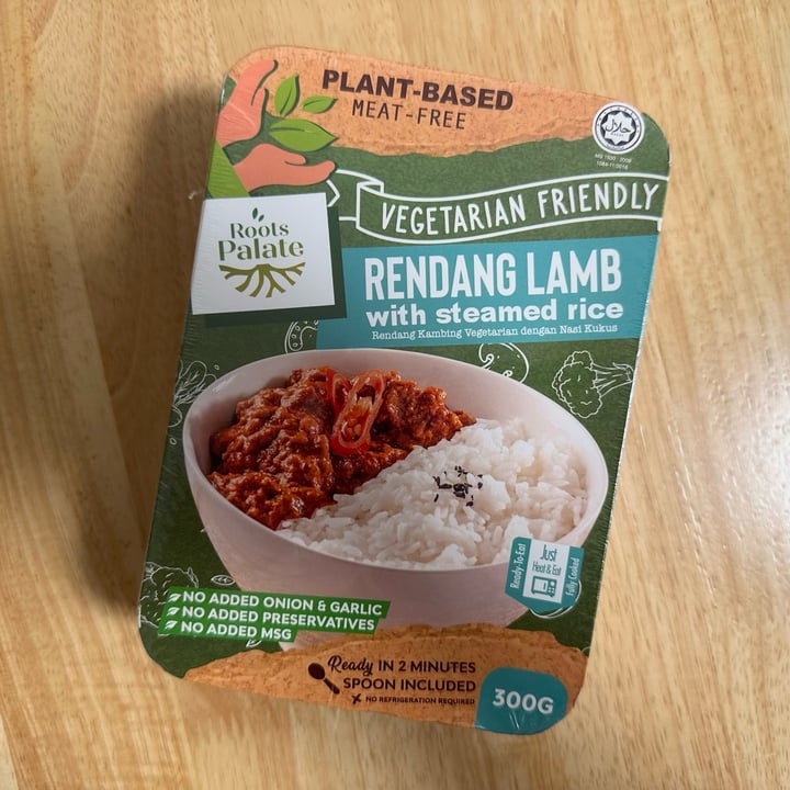 Roots Palate Rendang ‘Lamb’ w steamed rice Review | abillion