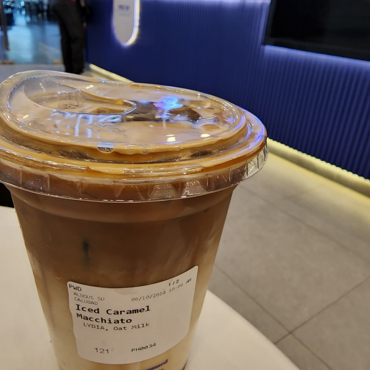 Iced Caramel Macchiato at ZUS Coffee - Il Terrazzo Tomas Morato ...