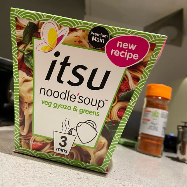 Itsu noodle soup Veg Gyoza & Greens at itsu - Review by @fxk | abillion