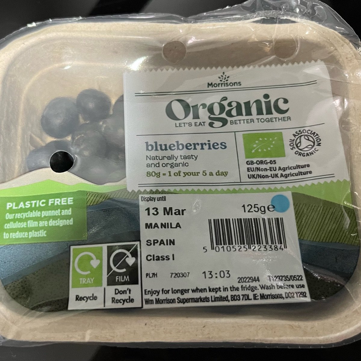 organic blueberries from Morrisons - Vegan Product Reviews & Ratings ...