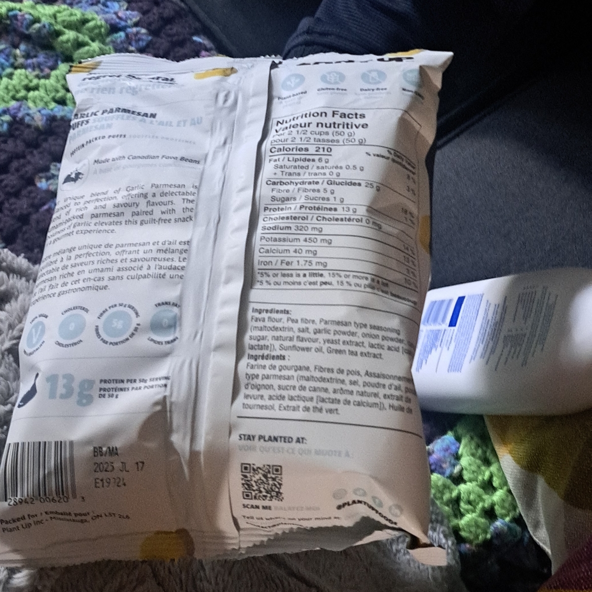 Garlic Parmesan Puffs from Plant Up - Vegan Product Reviews & Ratings ...