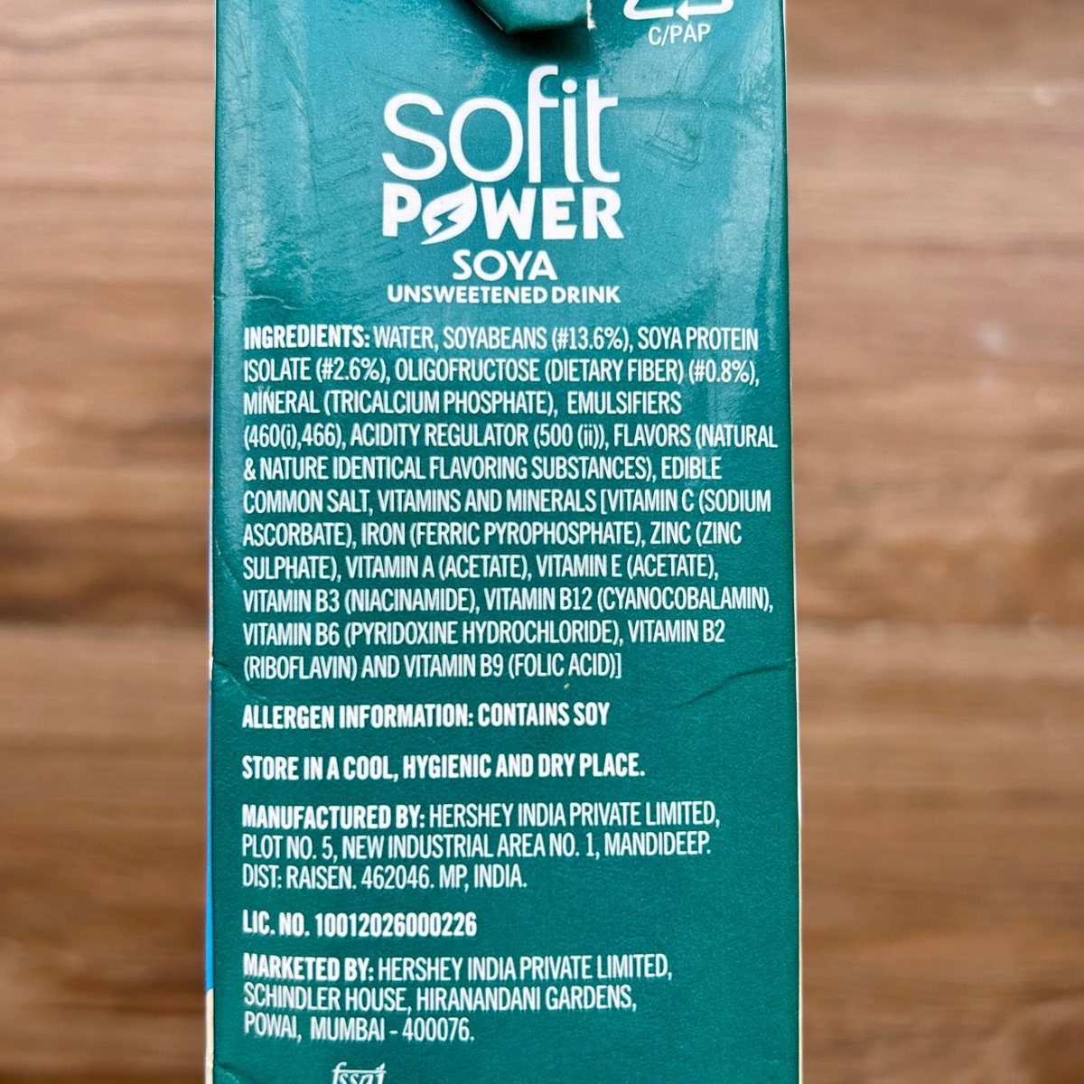Power Soya Unsweetened Drink from Sofit - Vegan Product Reviews ...