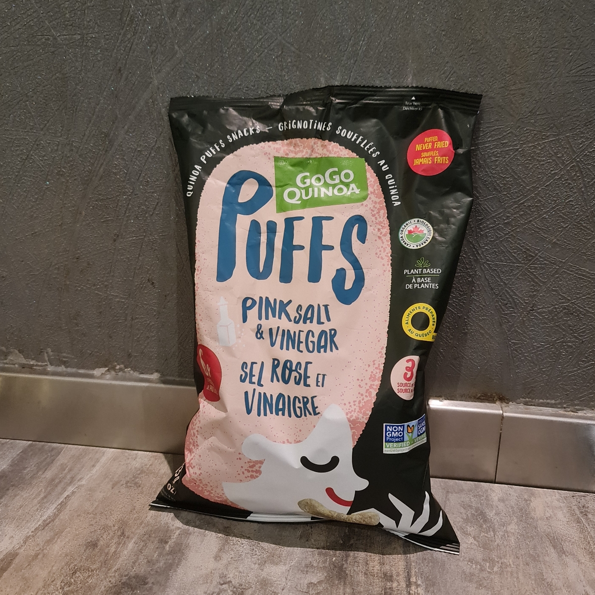 Puffs - Pink Salt & Vinegar from GoGo Quinoa - Vegan Product Reviews ...