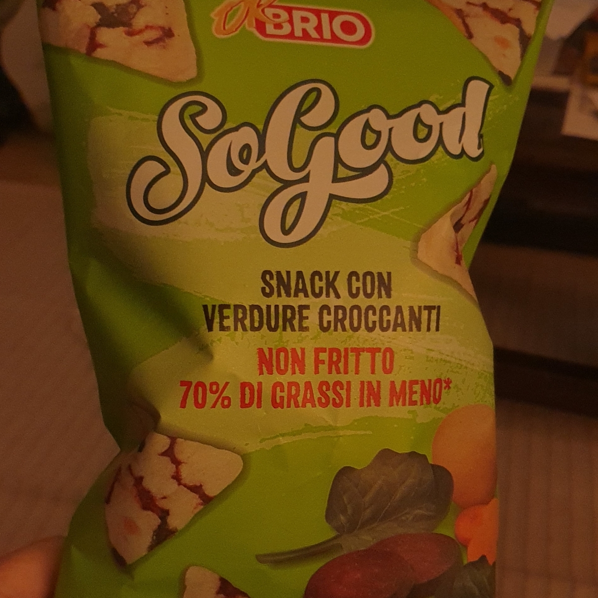 So good snack alle verdure croccanti from Ok BRIO - Vegan Product ...