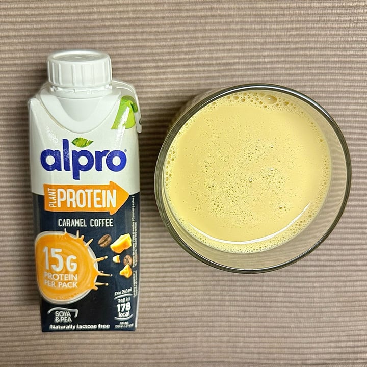 Alpro Protein caramel coffee Review | abillion