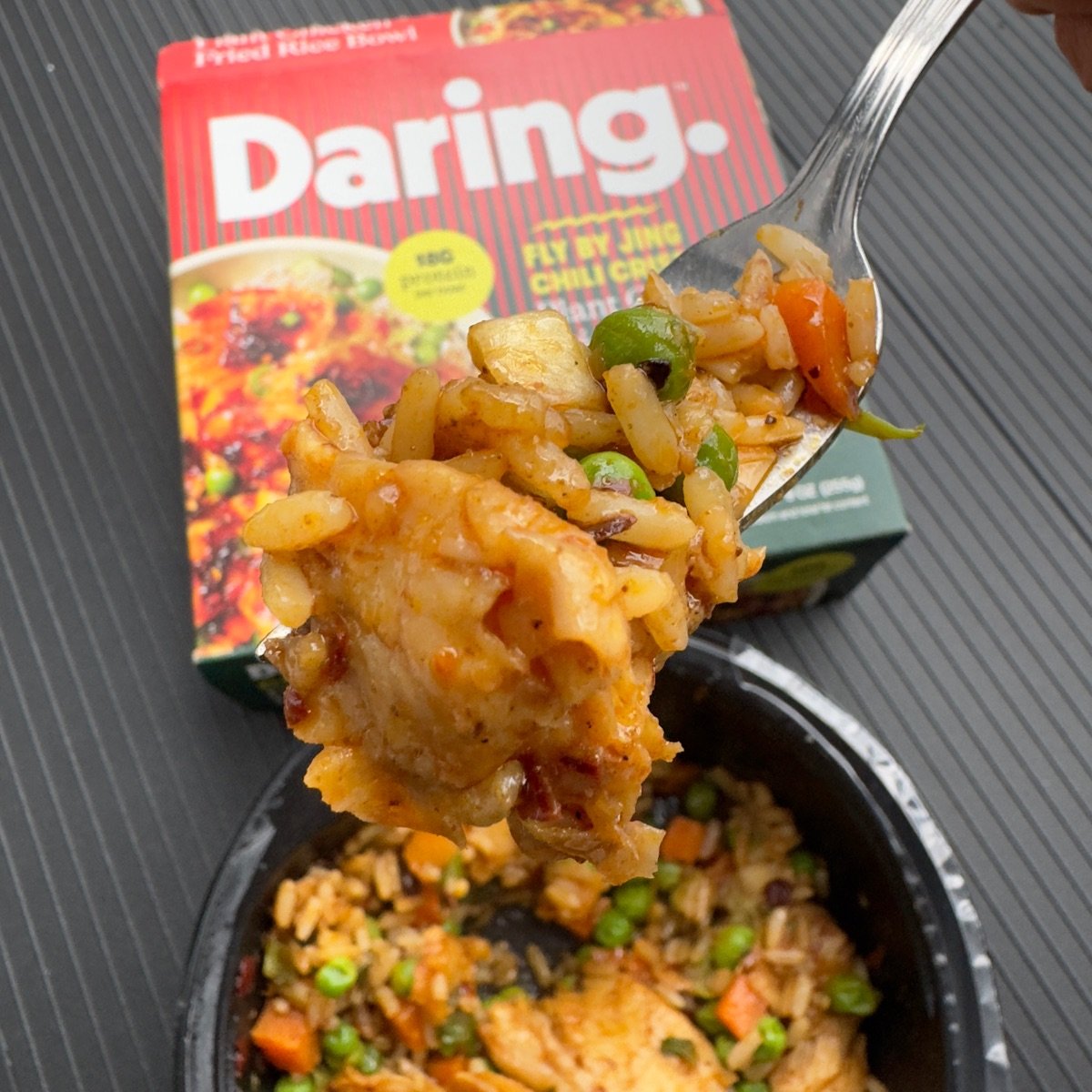 Fly By Jing Chili Crisp Plant Chicken Fried Rice Bowl from Daring ...