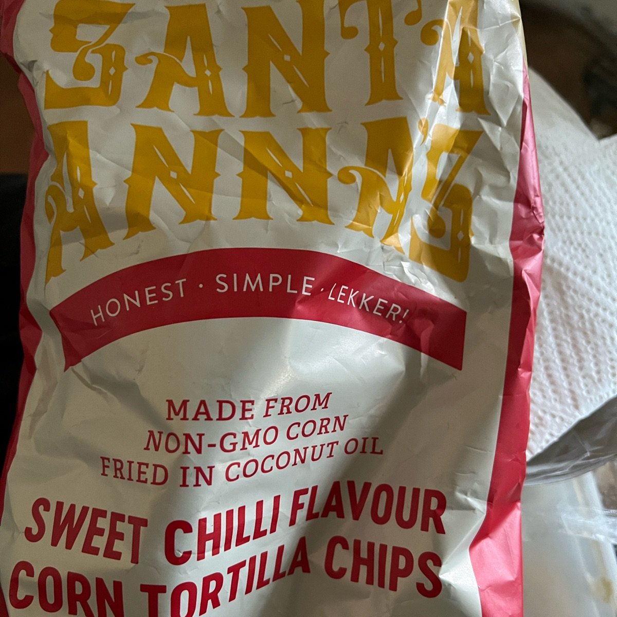 sweet chilli flavor corn tortilla chips from Santa Anna’s - Vegan ...