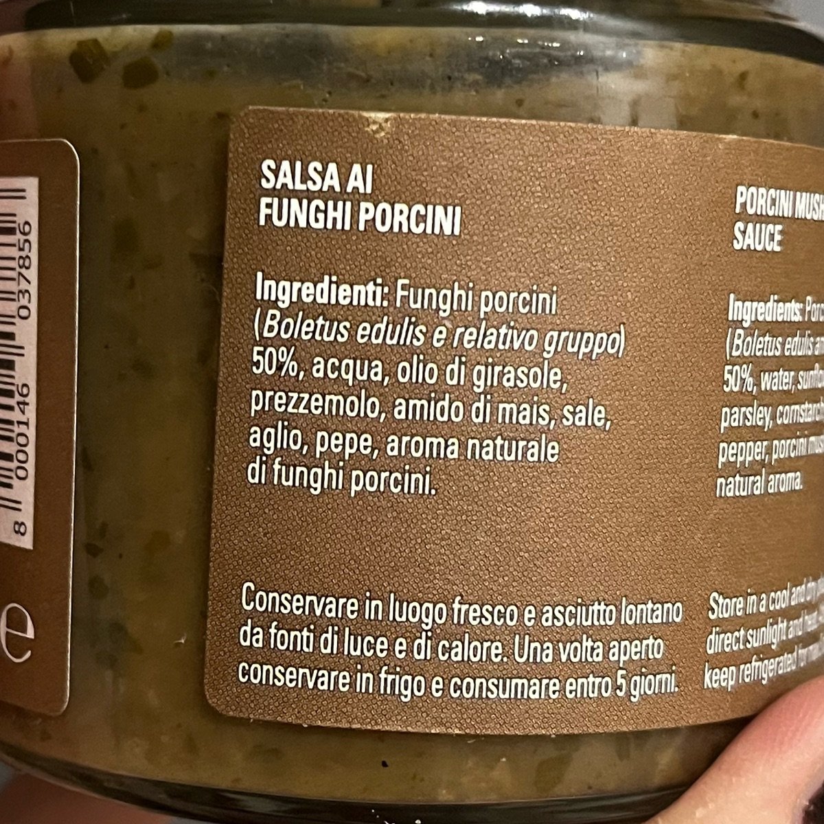 Salsa Ai Funghi Porcini from Urbani Tartufi - Vegan Product Reviews ...