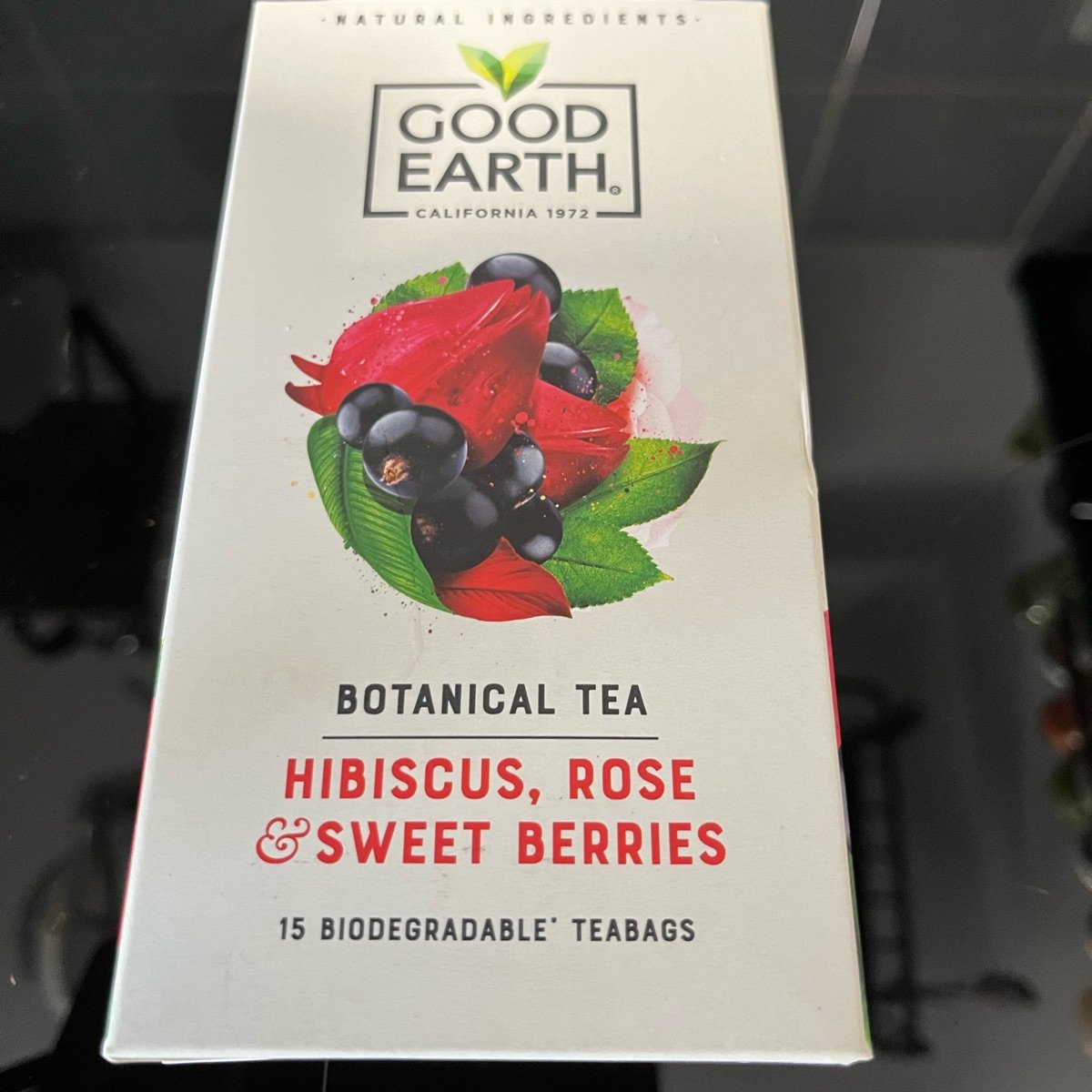Hibiscus, Rose and Sweet Berries Tea from Good Earth Tea Co - Vegan ...