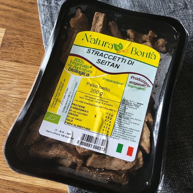 straccetti di seitan from Natura e bontà - Vegan Product Reviews ...