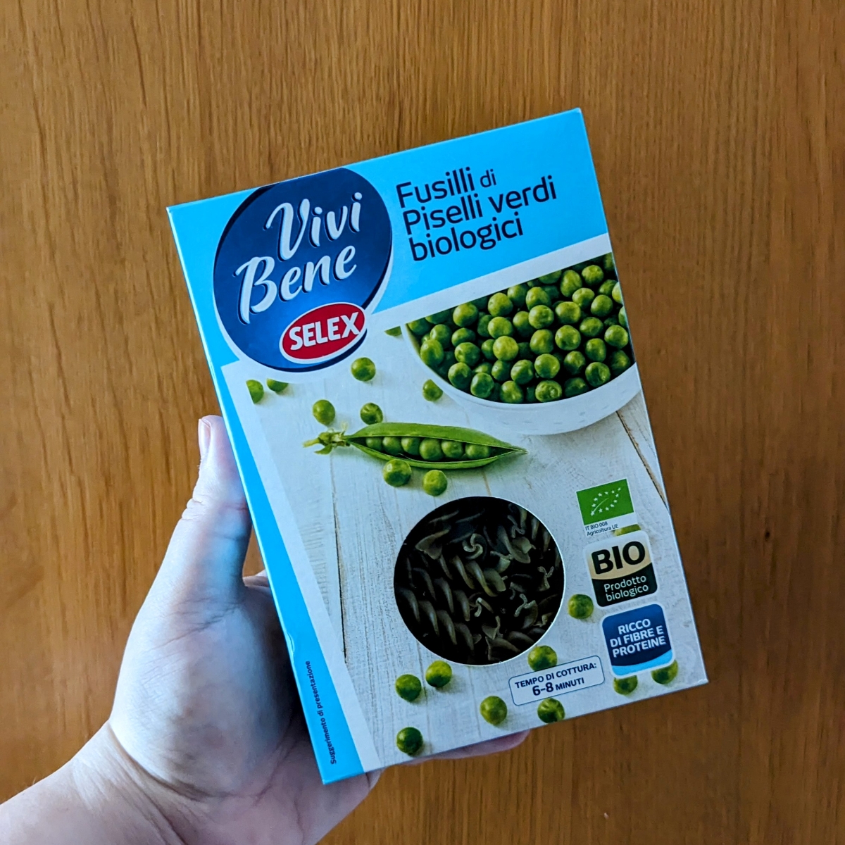 Fusilli di piselli verdi biologici from Vivi bene selex - Vegan Product ...