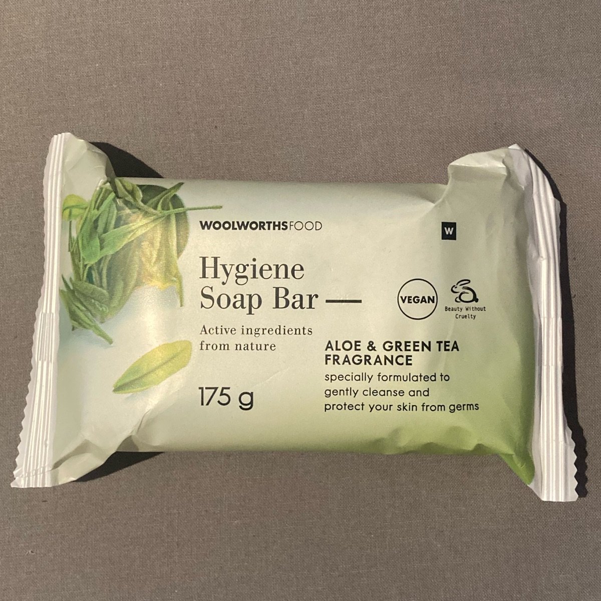 Aloe and Green Tea Hygiene Soap Bar from Woolworths - Vegan Product ...