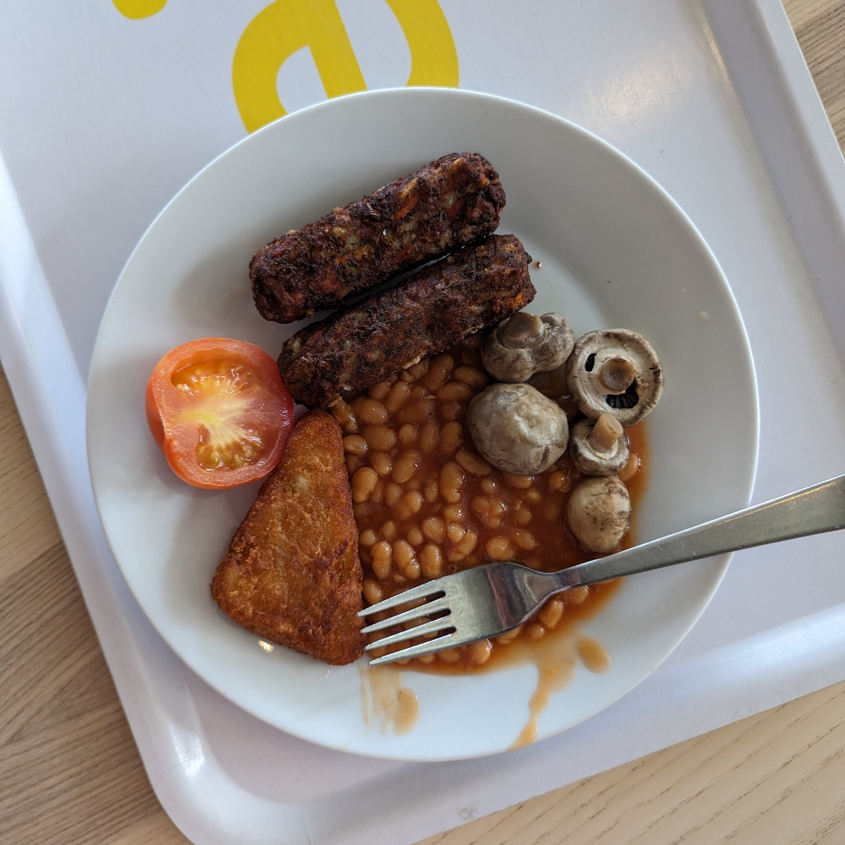 Small Vegetarian Breakfast (without egg) at IKEA Restaurant - Review by ...