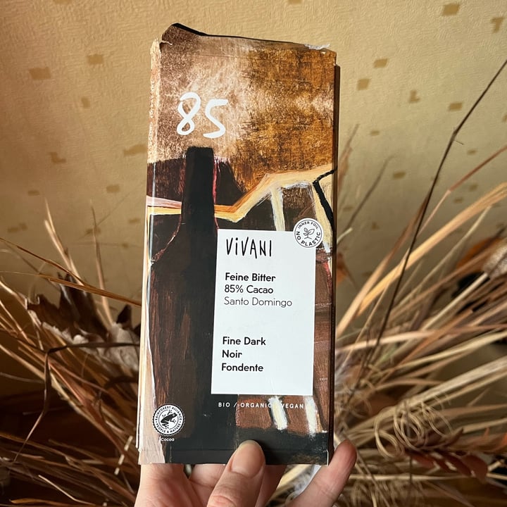 Vivani Feine Bitter 85% Cacao Santo Domingo Review | abillion