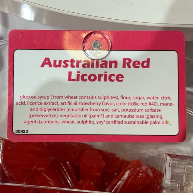 Australian Red Licorice from It’s sugar - Vegan Product Reviews ...