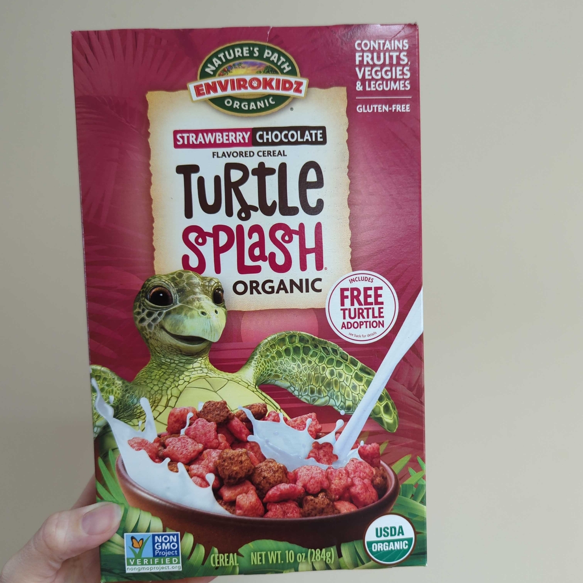 Nature’s Path Organic Strawberry Chocolate Flavored Cereal Turtle ...