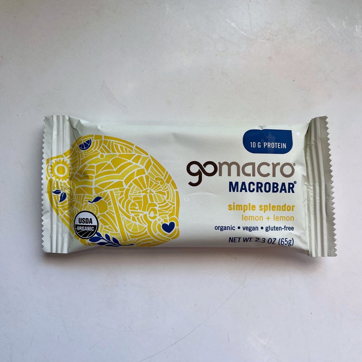 Simple Splendor Lemon + Lemon from GoMacro - Vegan Product Reviews ...