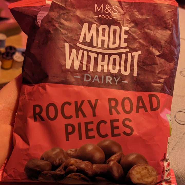 M&S made without dairy Rocky Road Pieces Review | abillion