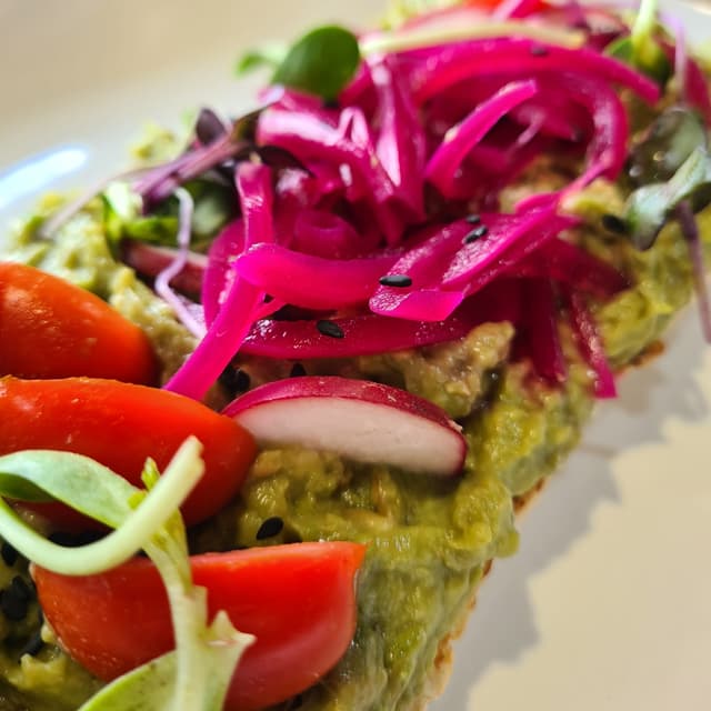 Loaded Smashed Avo Sandwich at Kaylee's Eatery - Vegan Dish Reviews ...