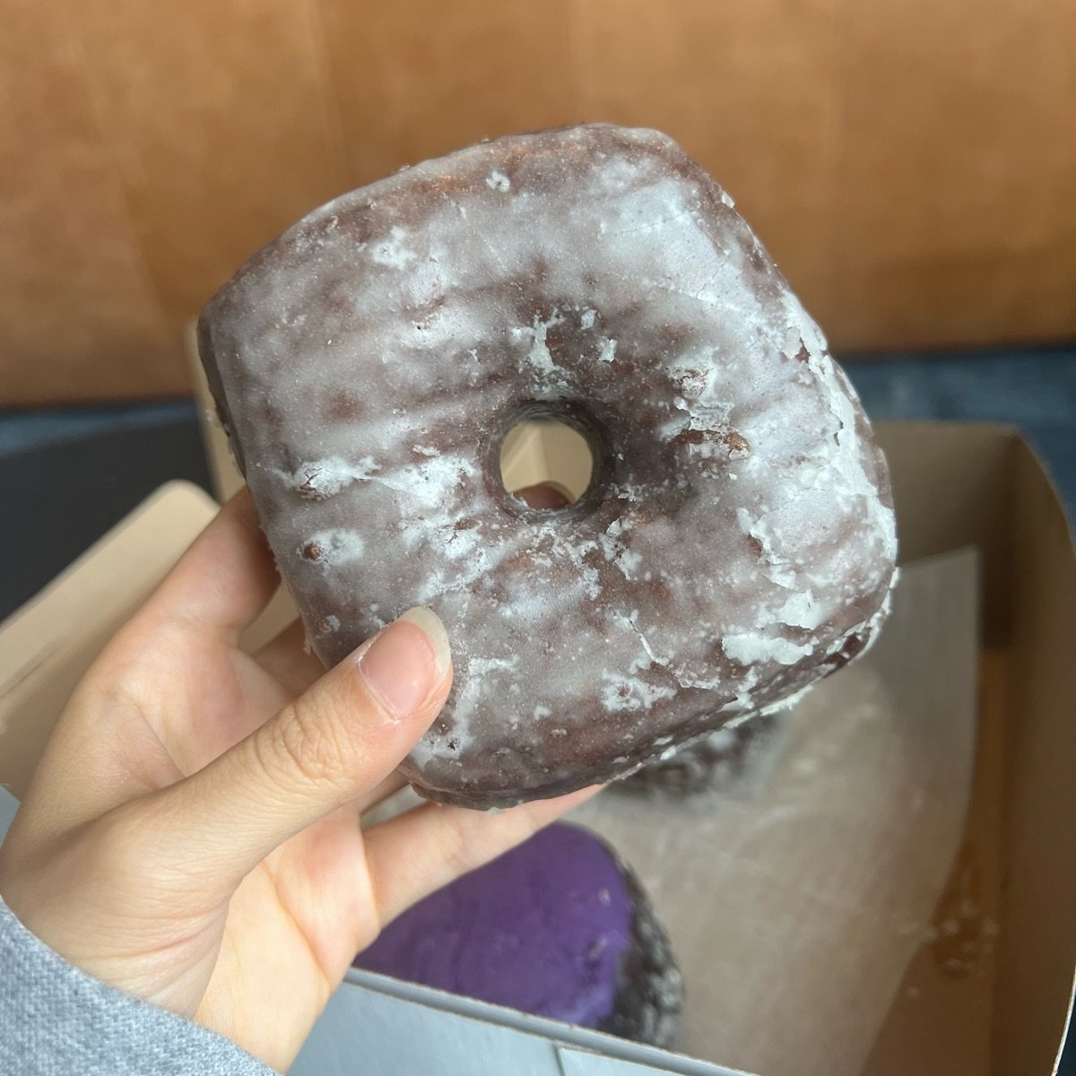 blueberry glazed donut at Valkyrie Doughnuts - Review by @aubreyj27 ...