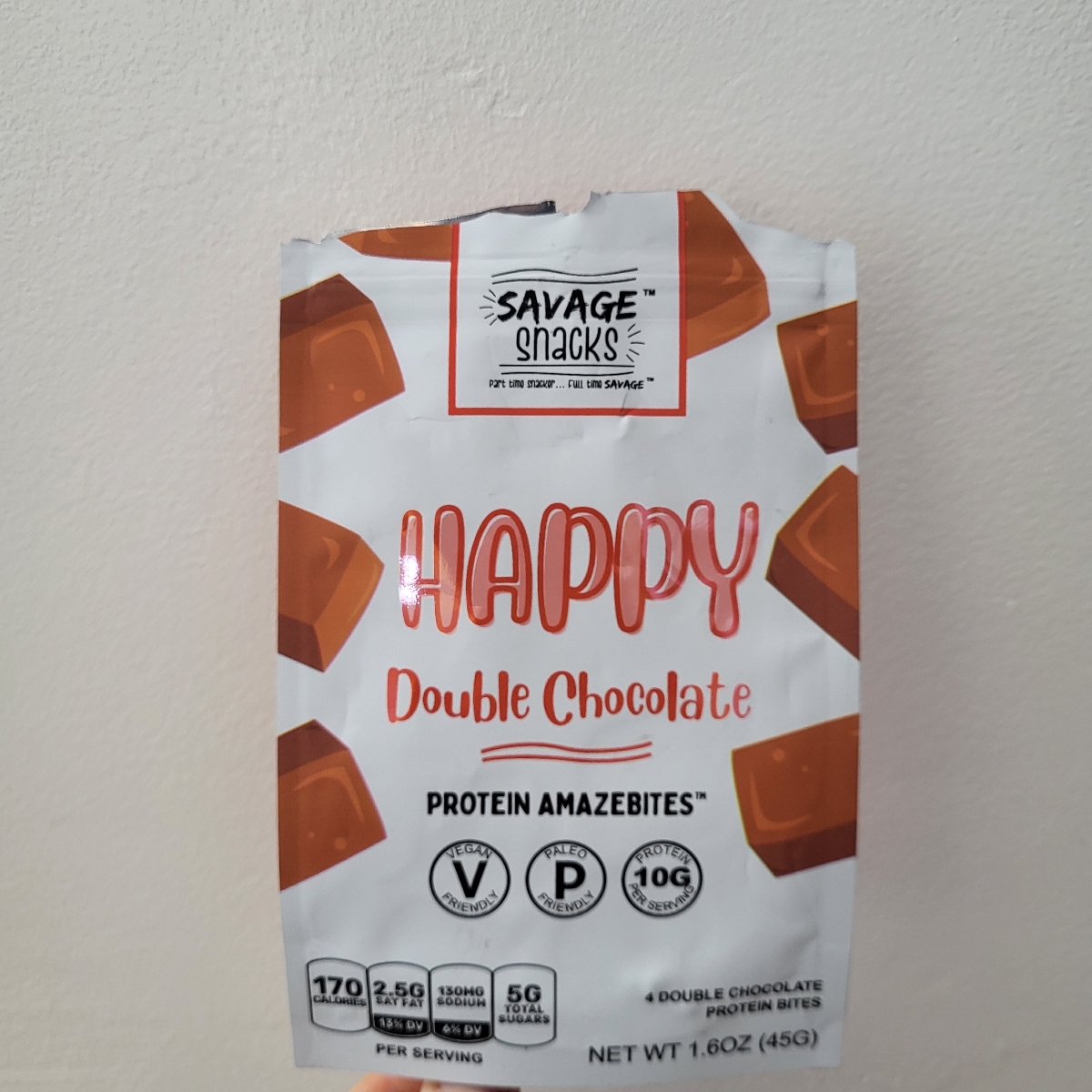 happy double chocolate from Savage snacks - Vegan Product Reviews ...