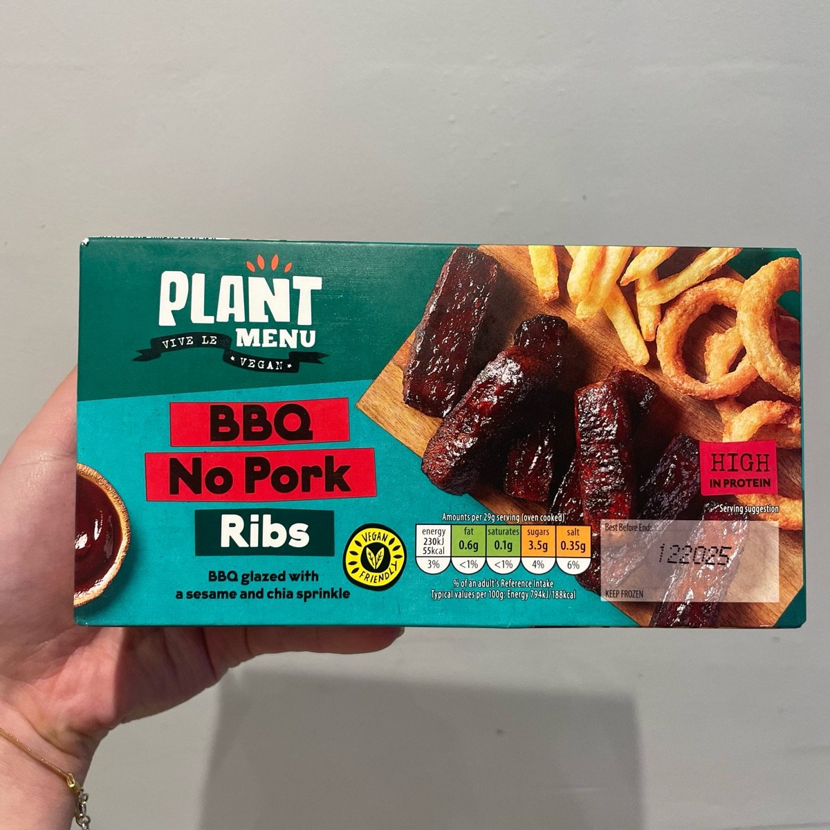 BBQ No Pork ribs from Plant Menu - Vegan Product Reviews & Ratings ...