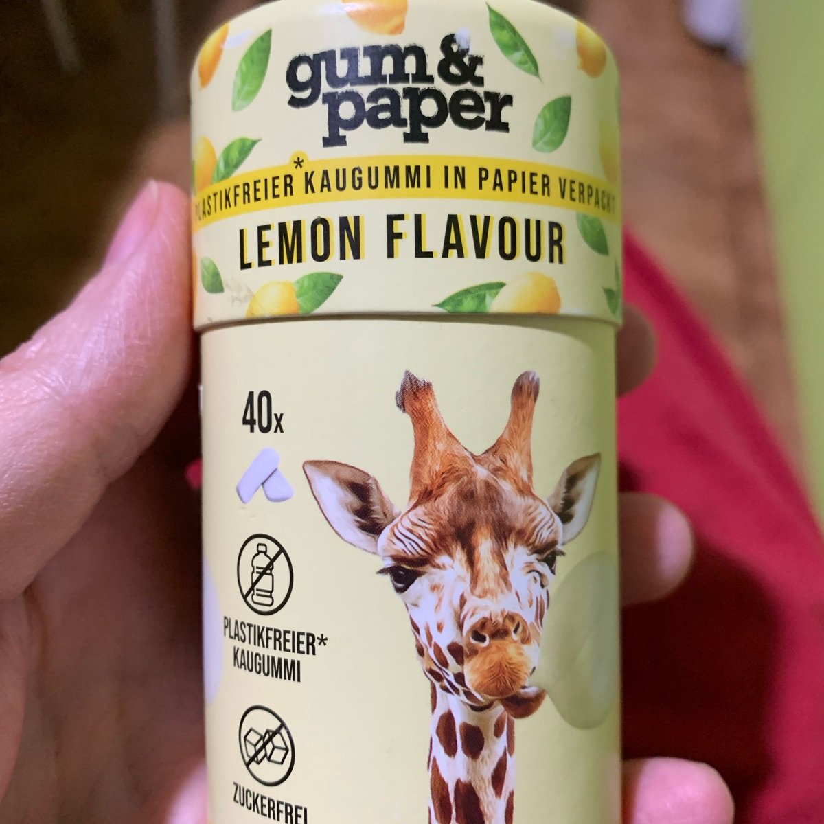 lemon flavour chewing gum from Gum & paper - Vegan Product Reviews ...