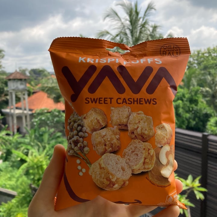 Yava Krispi Puffs Sweet Cashew Review | abillion