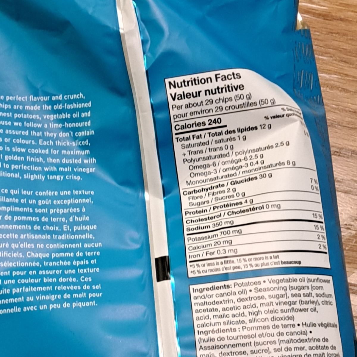 Sea Salt and Malt Vinegar Chips from Compliments - Vegan Product ...