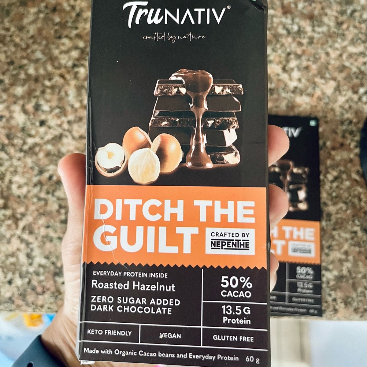 Roasted hazelnut dark chocolate at Ditch The Guilt - Review by @jrbt ...