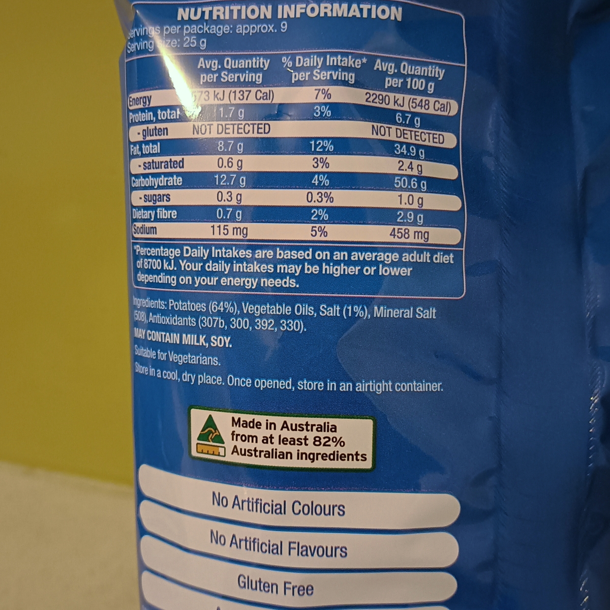 Original Crinkle Cut Potato Chips from Sprinters - Vegan Product ...