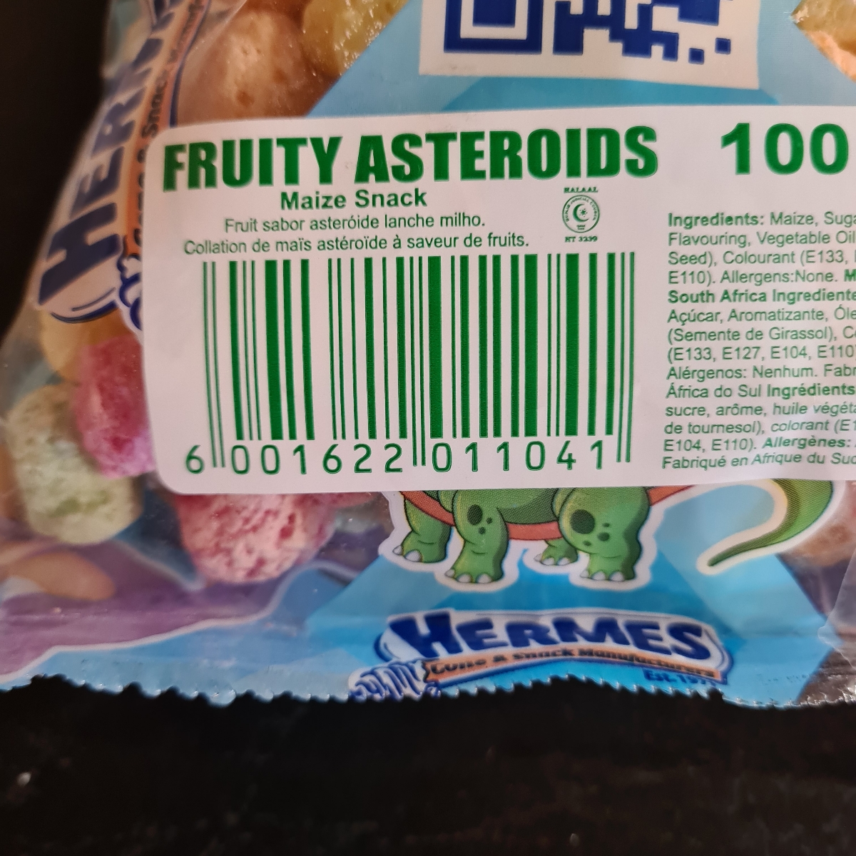 Fruity Asteroids from Hermes Cones & Snacks Mnf - Vegan Product Reviews ...