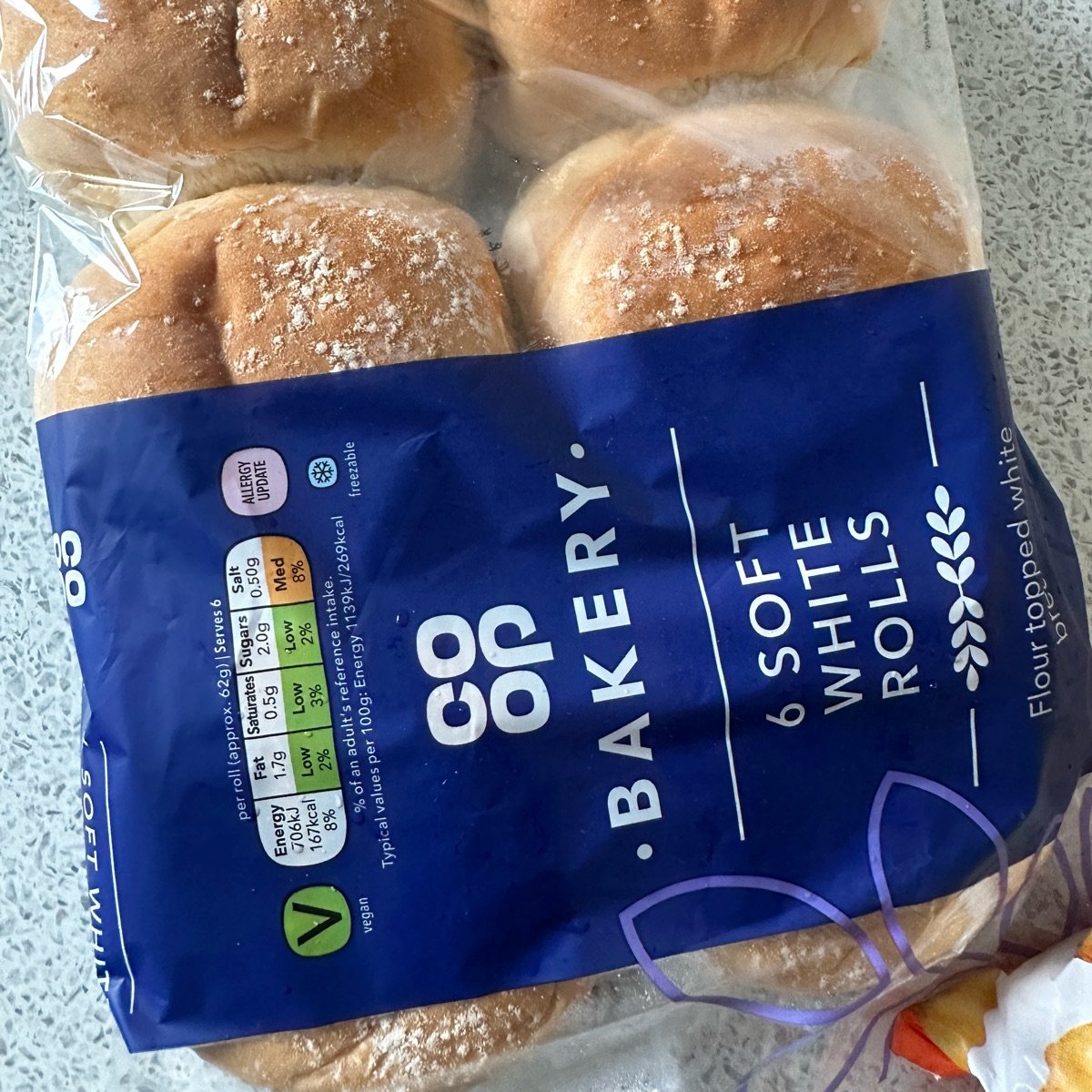 6 soft white rolls from Coop - Vegan Product Reviews & Ratings | abillion