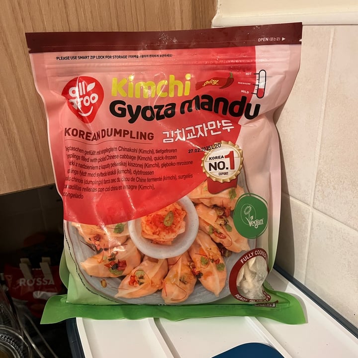 All groo Kimchi Gyoza Mandu (Spicy) Review | abillion