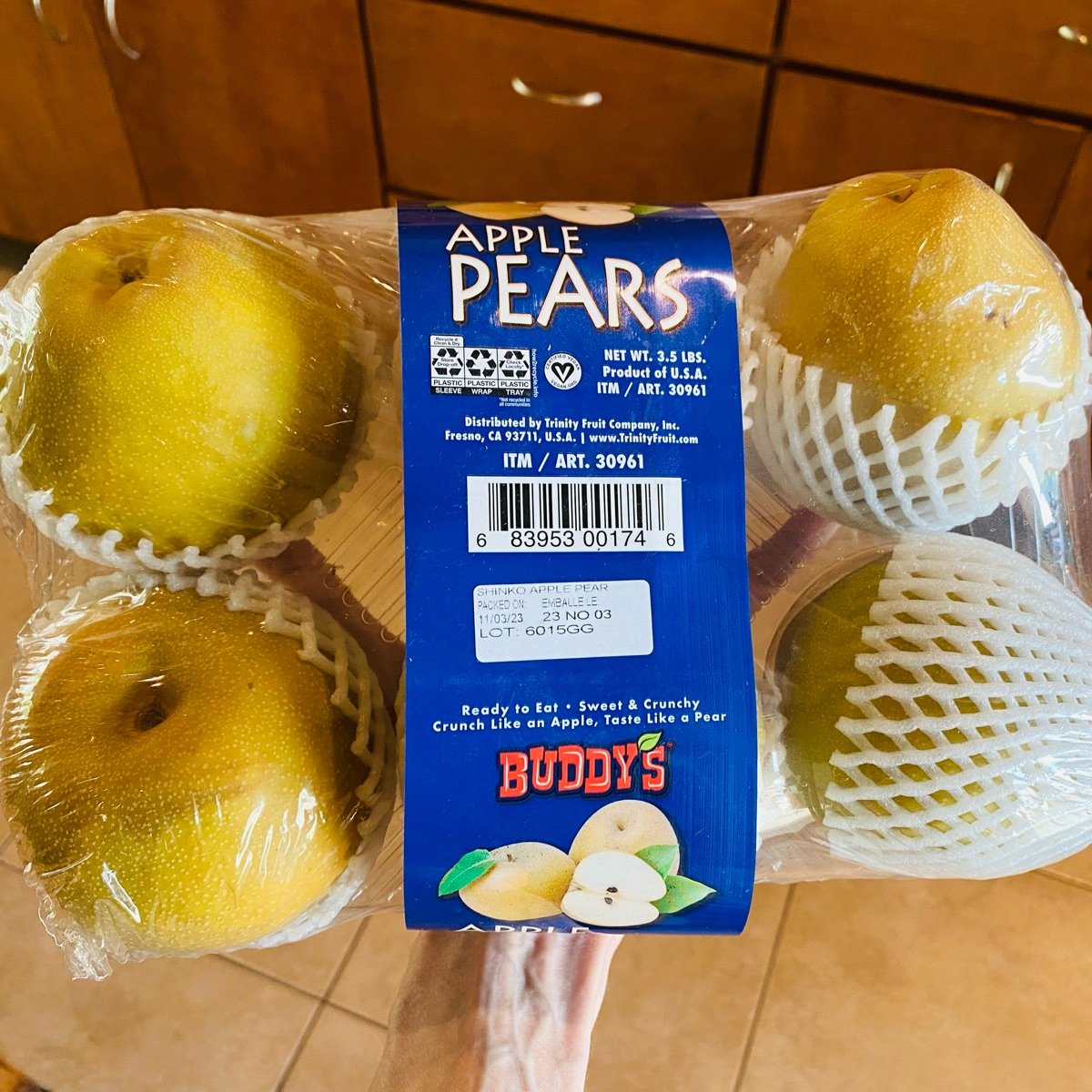 Apple Pears from Buddy's - Vegan Product Reviews & Ratings | abillion