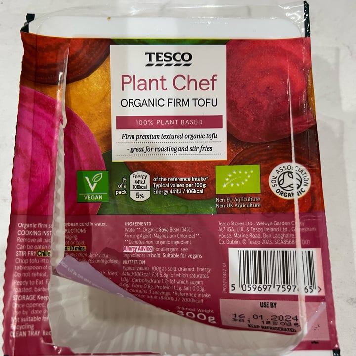 Tesco Plant Chef Organic Firm Tofu Review | abillion