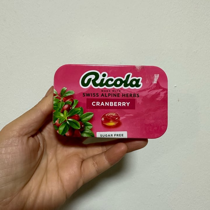 Ricola Cranberry Sugar Free Swiss Herb Drops Review | abillion