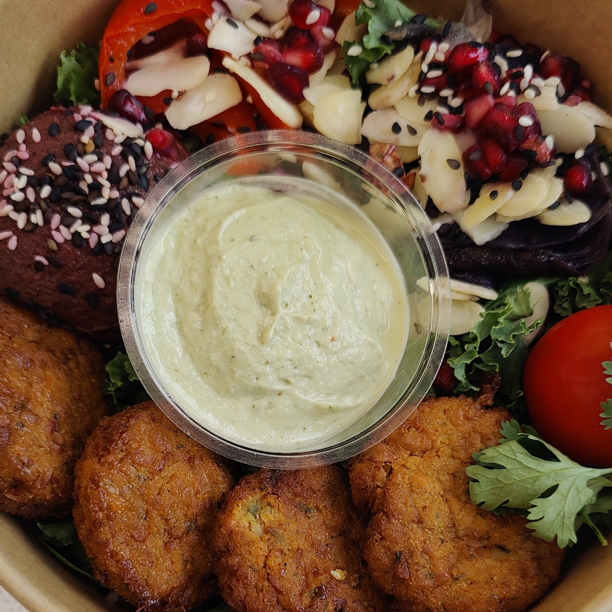 Sweet Potato Falafel Salad at Dr Juice, Sliema - Vegan Dish Reviews ...