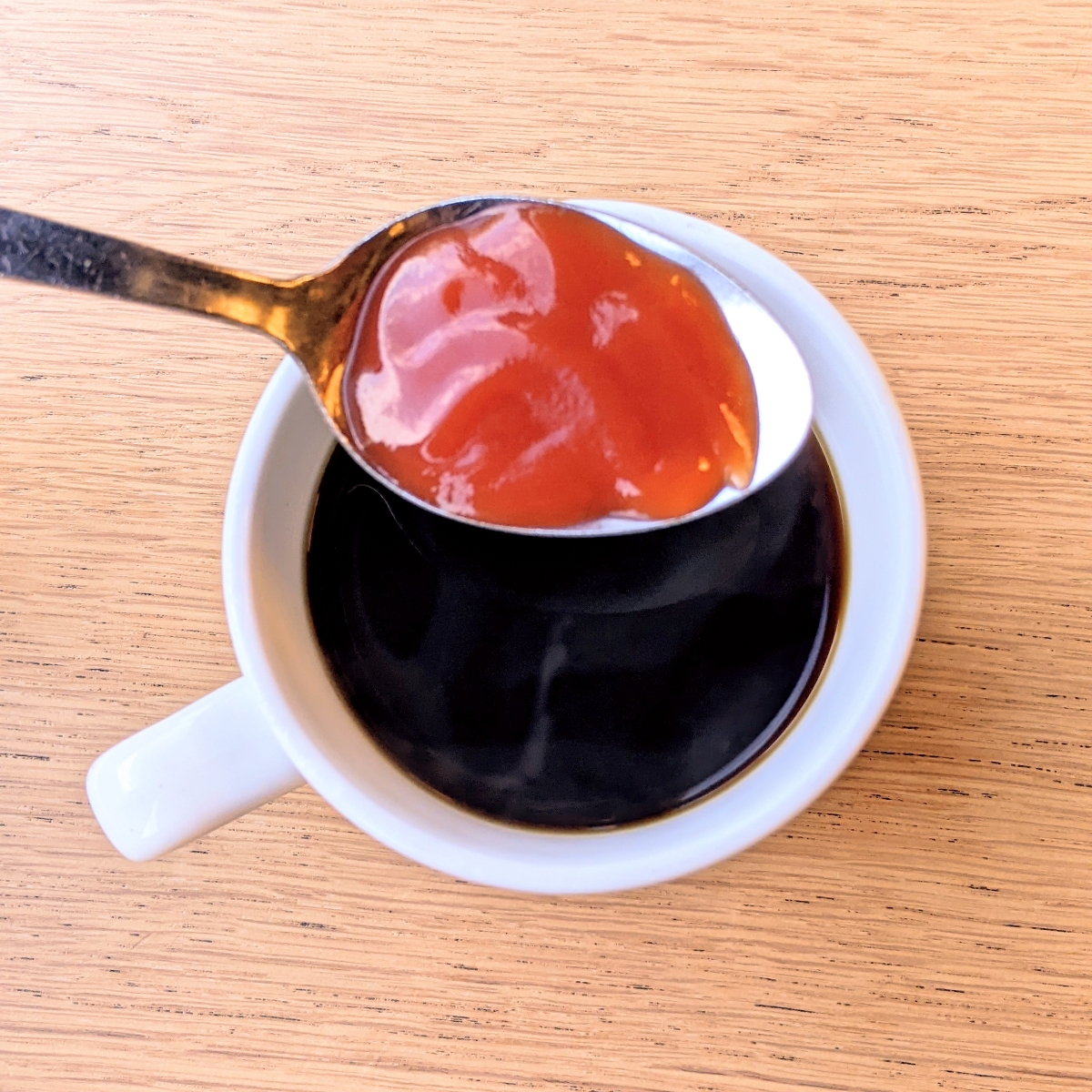 DIY Ketchup Coffee at IKEA Jurong Restaurant, Singapore - Vegan Dish ...