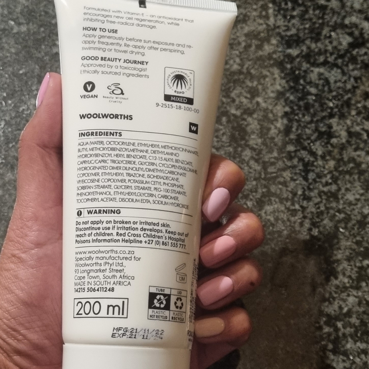 W Beauty Complete Shield Body Cream SPF50 from Woolworths - Vegan ...