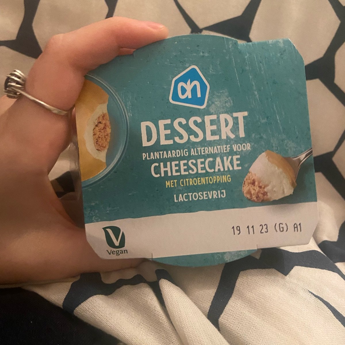 Cheesecake plantaardig alternatief voor cheesecake met citroentopping ...