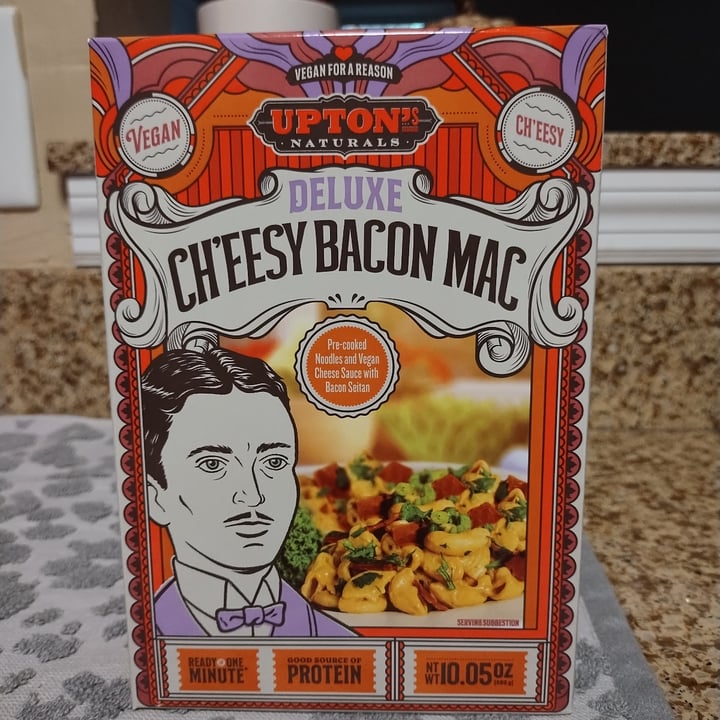 Upton's Naturals Deluxe Ch’eesy BACON MAC Review | abillion