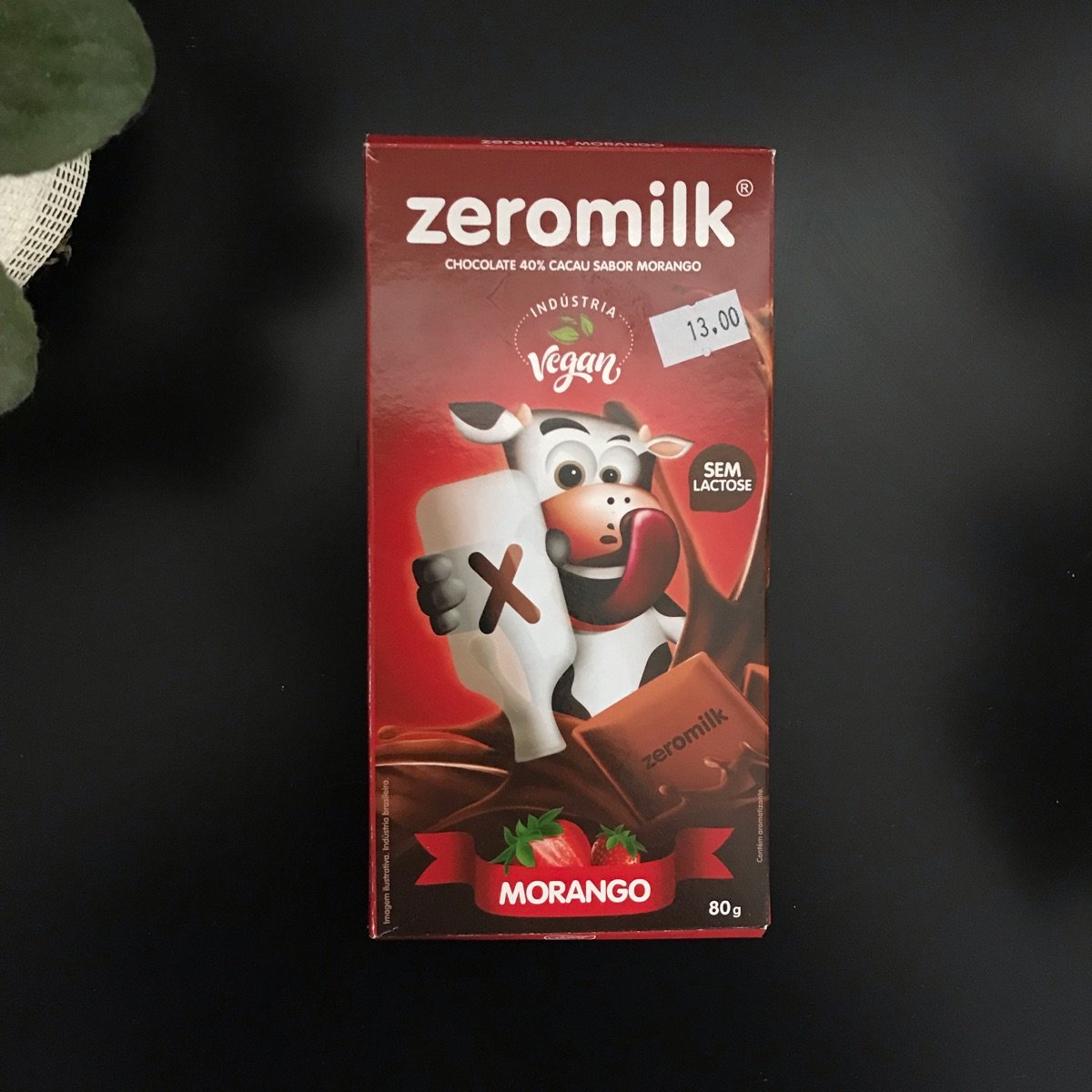 Chocolate Zero Milk Morango from Chocolate zero milk - Vegan Product ...