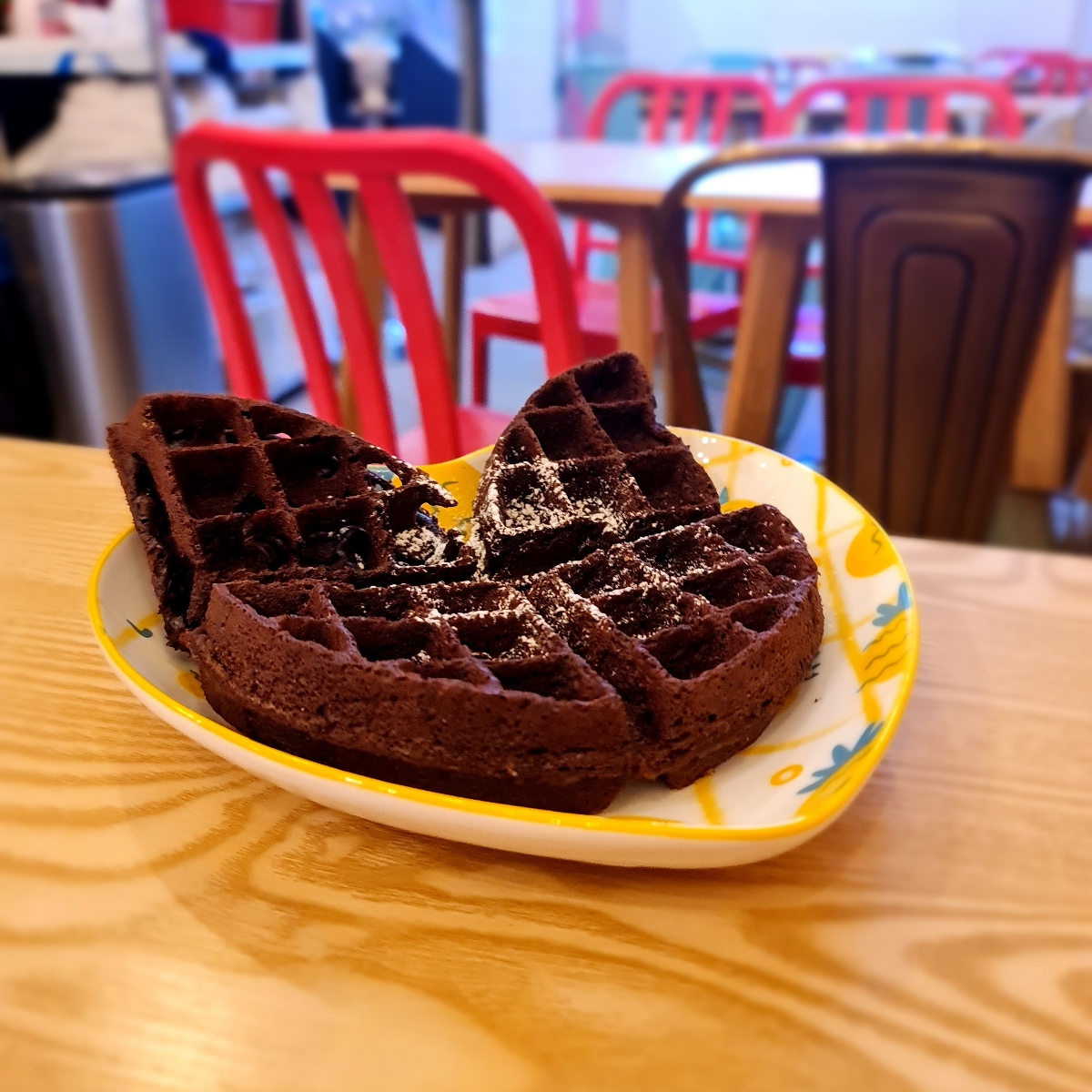 brownie waffles at Heartbreak Melts Ice Cream Cafe - Review by ...