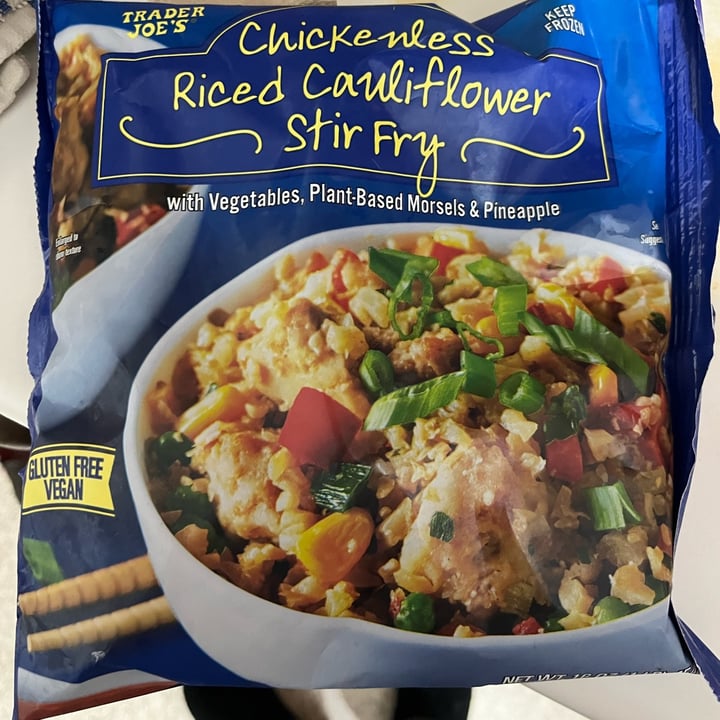 Trader Joe's Chickenless Riced Cauliflower Stir Fry Review | abillion