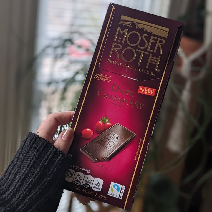 Moser Roth Dark Cranberry Chocolate Review | abillion